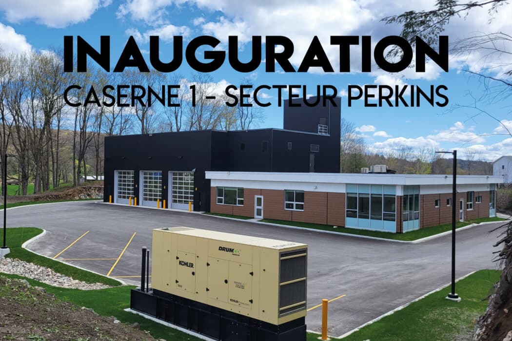 Inauguration de la nouvelle caserne incendie du secteur Perkins
