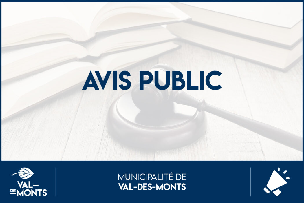 Avis public - Demande de dérogation mineure - Règlements de zonage ...